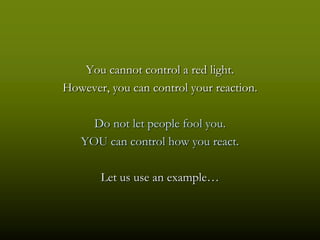 The 90/10 Principle by Stephen Covey | PPT