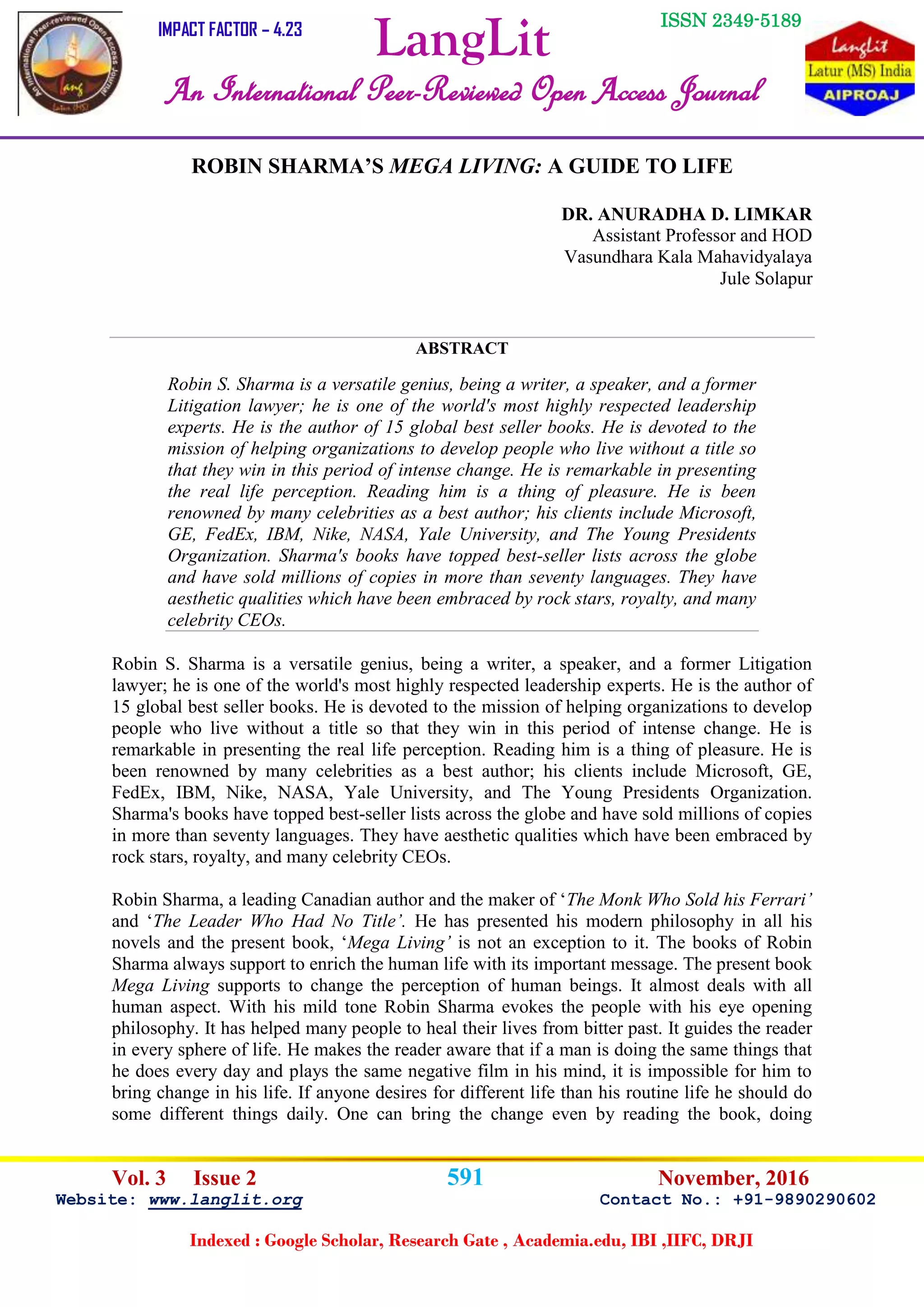 90. dr. anuradha d. limkar | PDF
