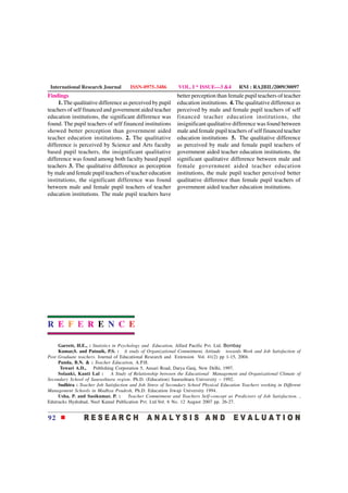 RESEARCH ANALYSIS AND EVALUATION | PDF