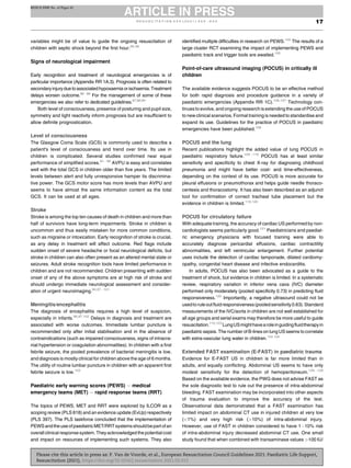 European Resuscitation Council Guidelines 2021: Paediatric Life Support ...
