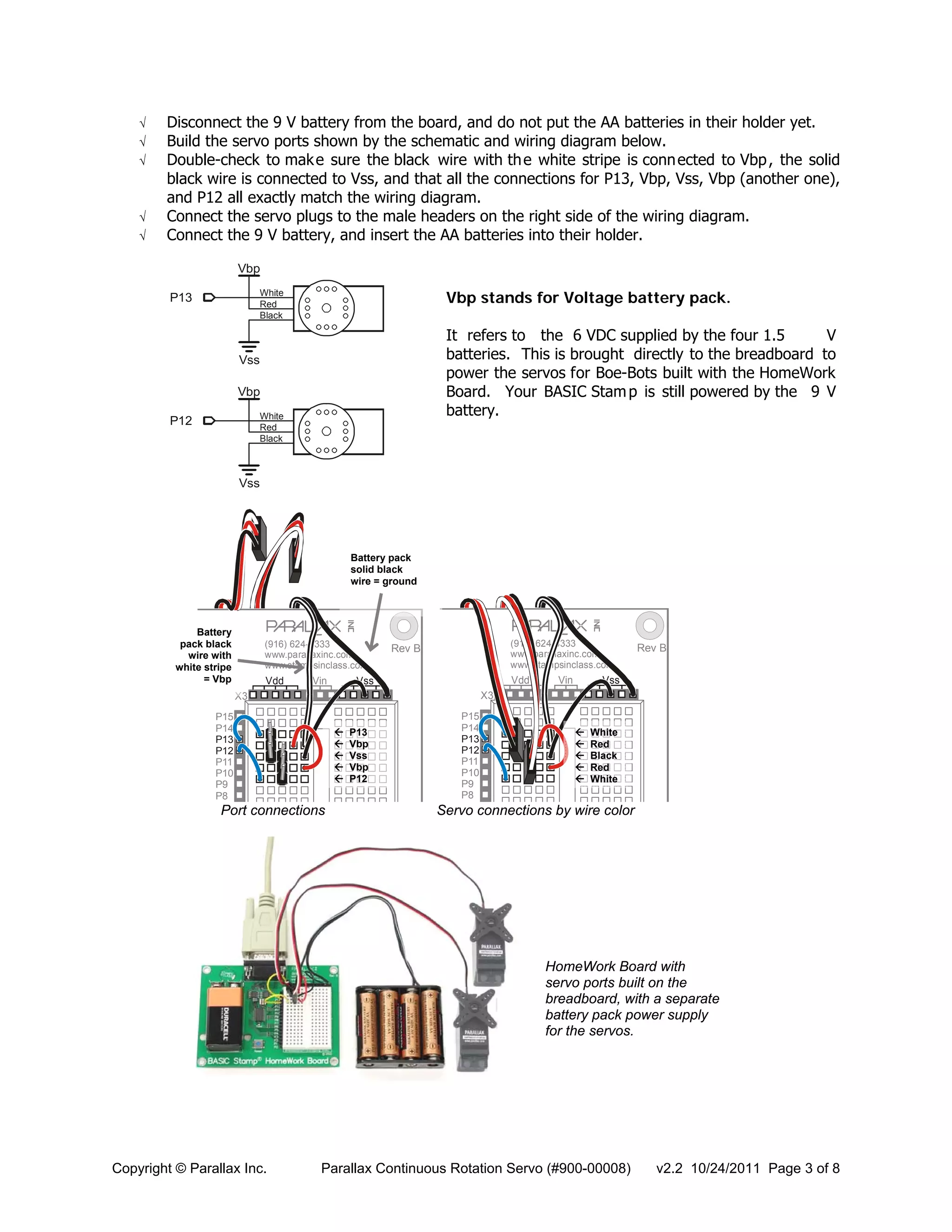 900 00008-continuous-rotation-servo-documentation-v2.2 | PDF