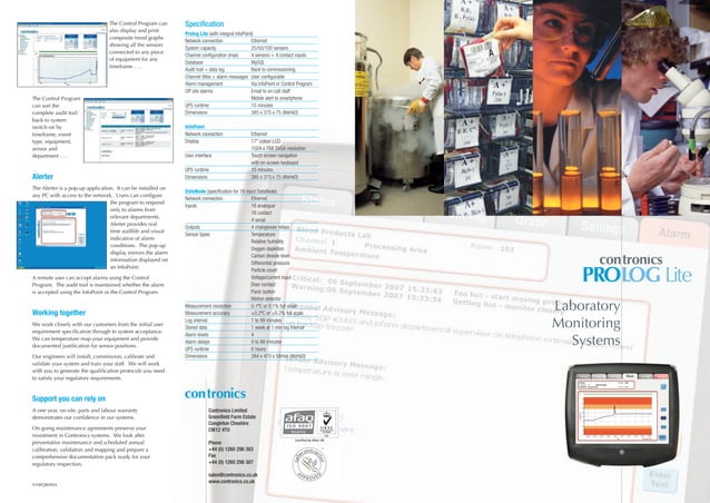 Prolog Lite Temperature Monitoring System | PPT Prolog Lite Temperature Monitoring System | PPT