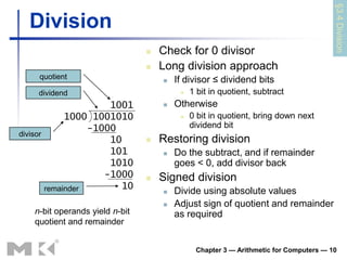 Arithmetic of Computers | PPT