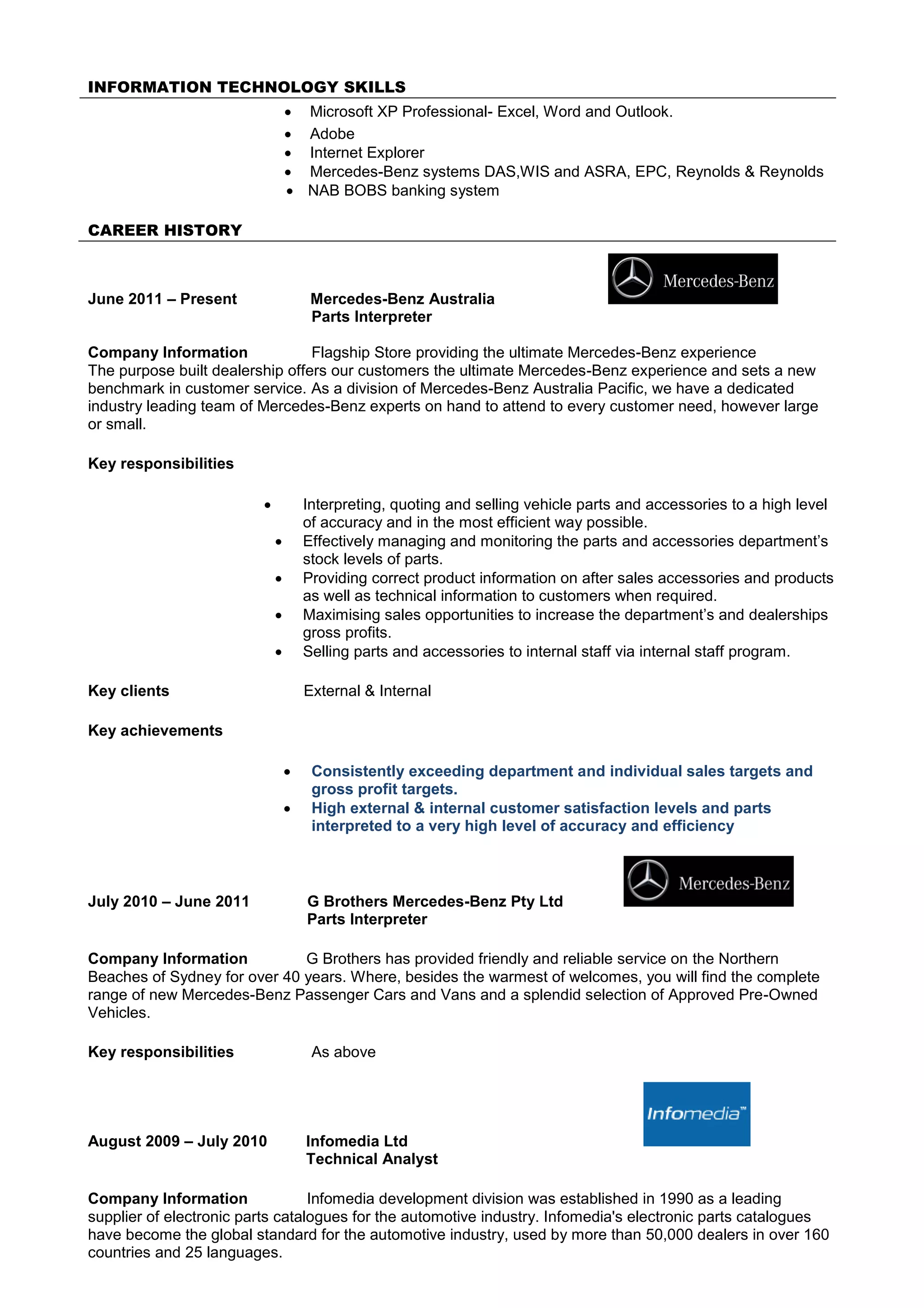 Prentis-Andrew_(CV) | PDF | Automotive Industry | Industries