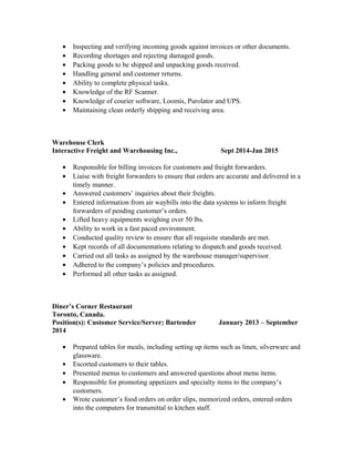 Garth's resume 111 | PDF