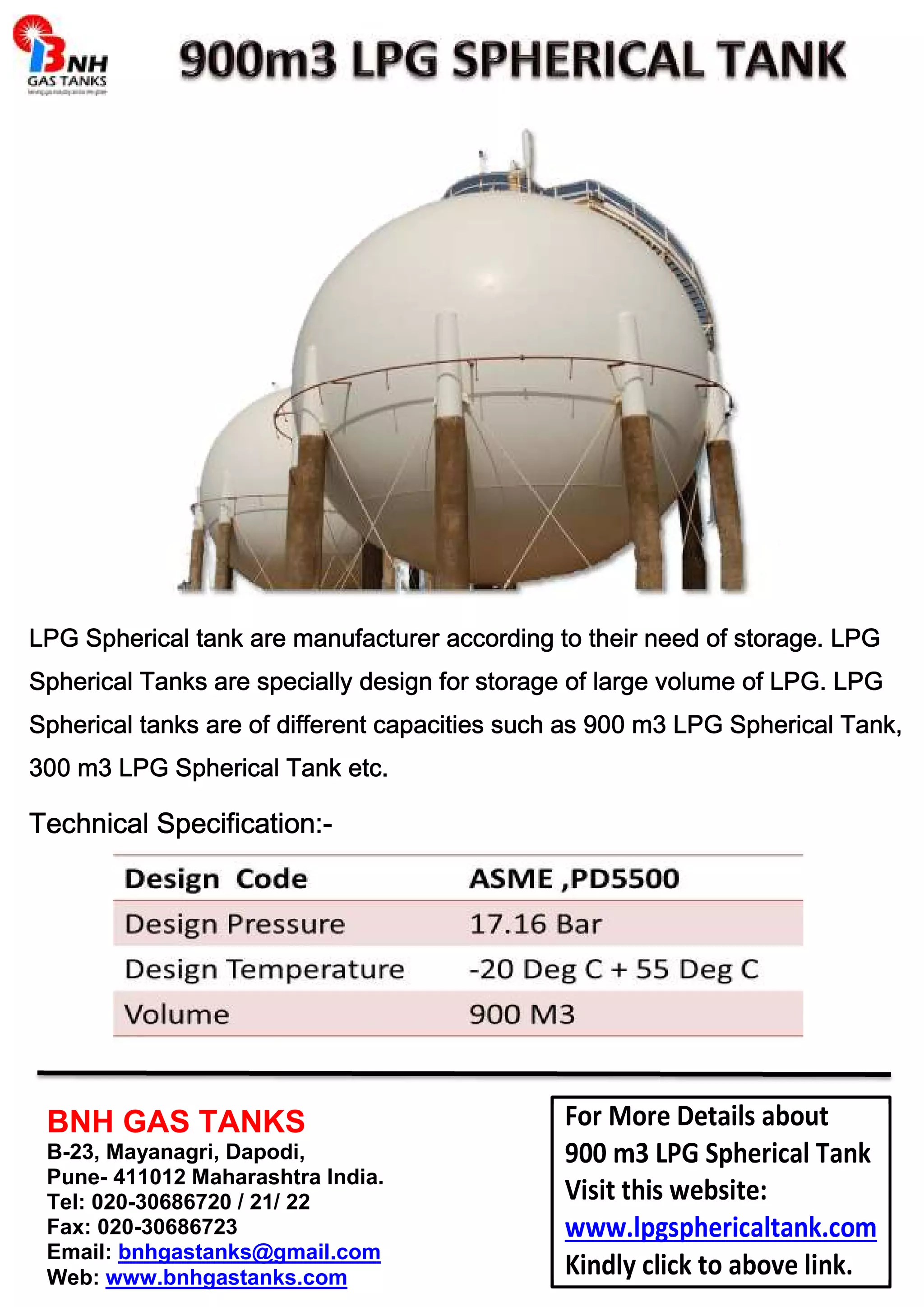 900 m3 lpg spherical tank | PDF
