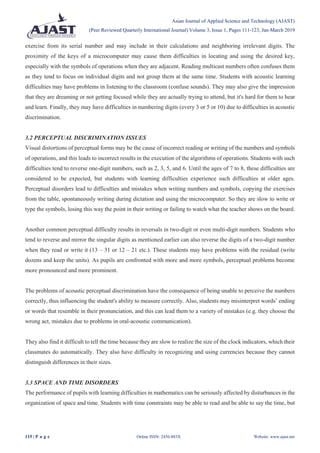 Mathematical Skills in Autism Spectrum Disorder | PDF