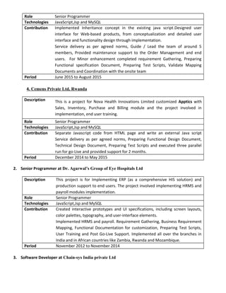 Rajesh | DOC | Web Development | Internet