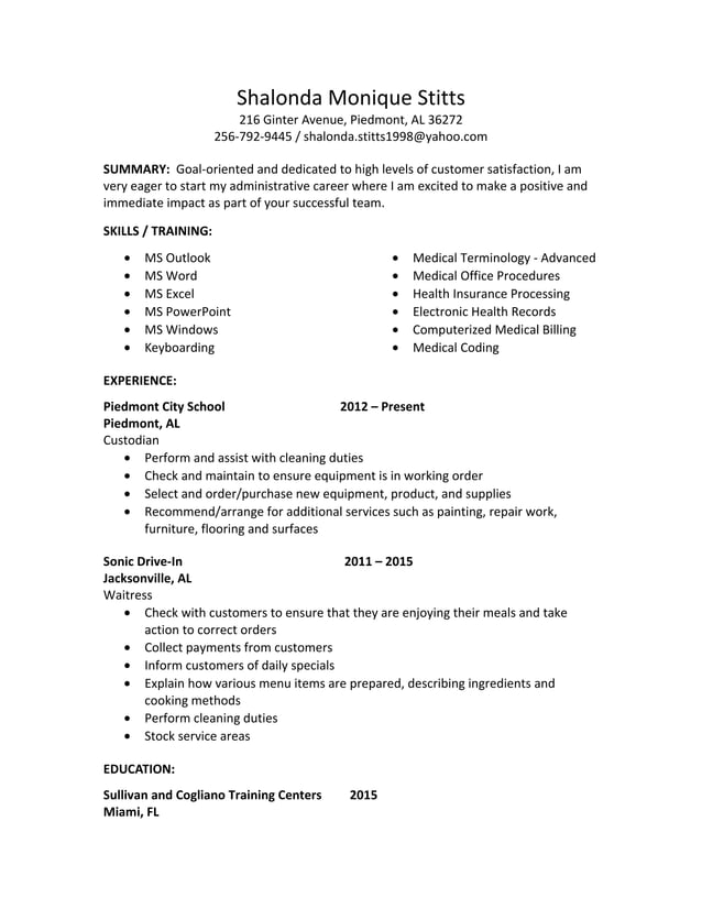 perfect resume | RTF