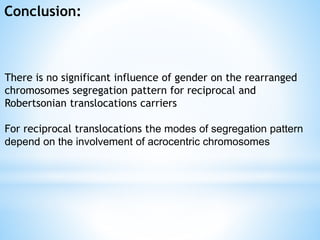 chromosome segregation analysis and estimation | PPTX