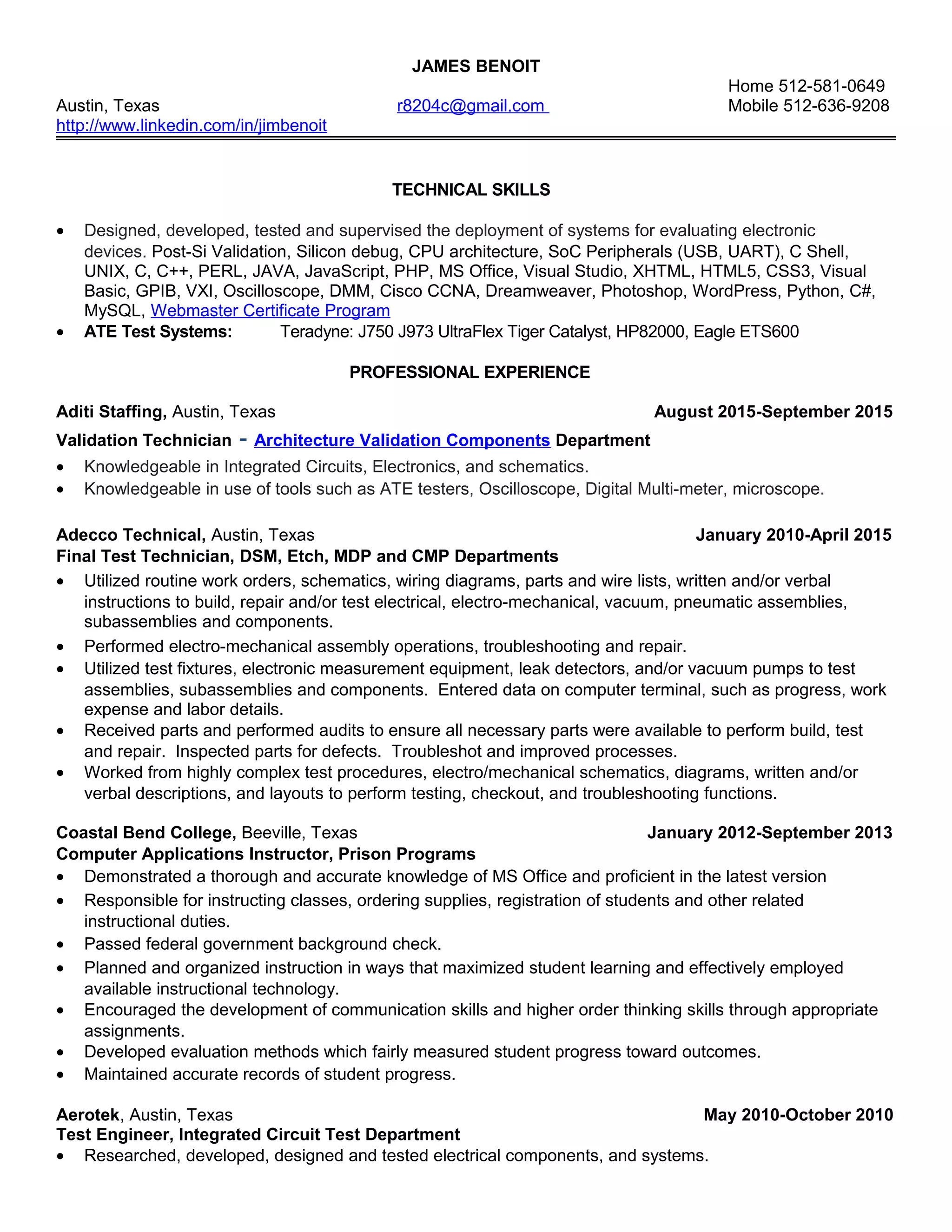 James-Benoit_Resume | DOC