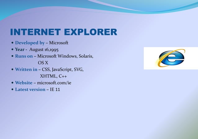 web browser ppt | PPTX | Browsers | Computer Software and Applications