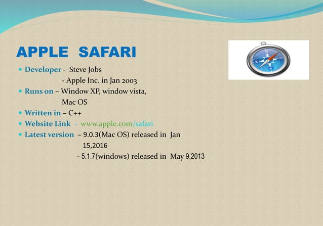 web browser ppt | PPTX | Browsers | Computer Software and Applications