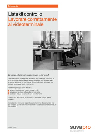 90 2015 suva-checklist_lavorare_correttamente_videoterminale | PDF ...