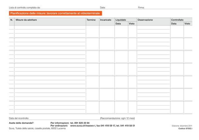 90 2015 suva-checklist_lavorare_correttamente_videoterminale | PDF ...