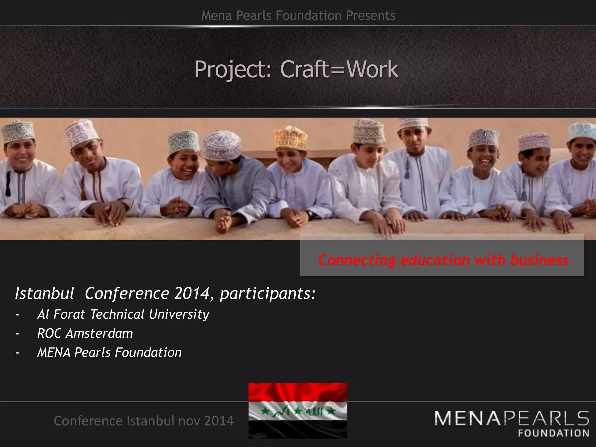 Mena Pearls Foundation Craft=Work | PPT