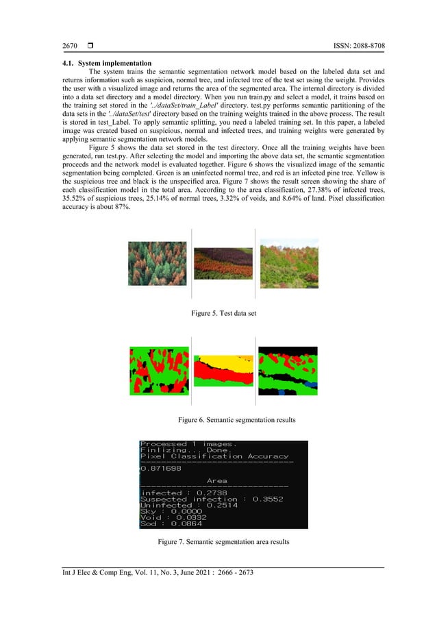 Pine wilt disease spreading prevention system using semantic segmentation | PDF
