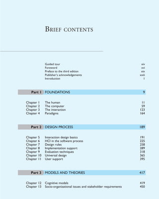 Human computer interaction 3rd Edition Alan Dix | PDF