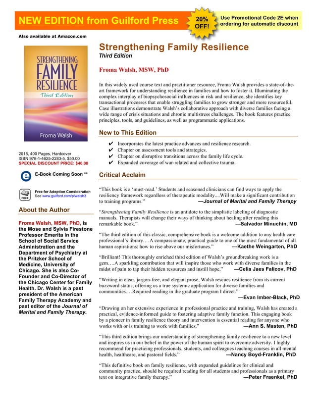 Walsh StrengtheningFamilyResilience 3rd ed. | PDF
