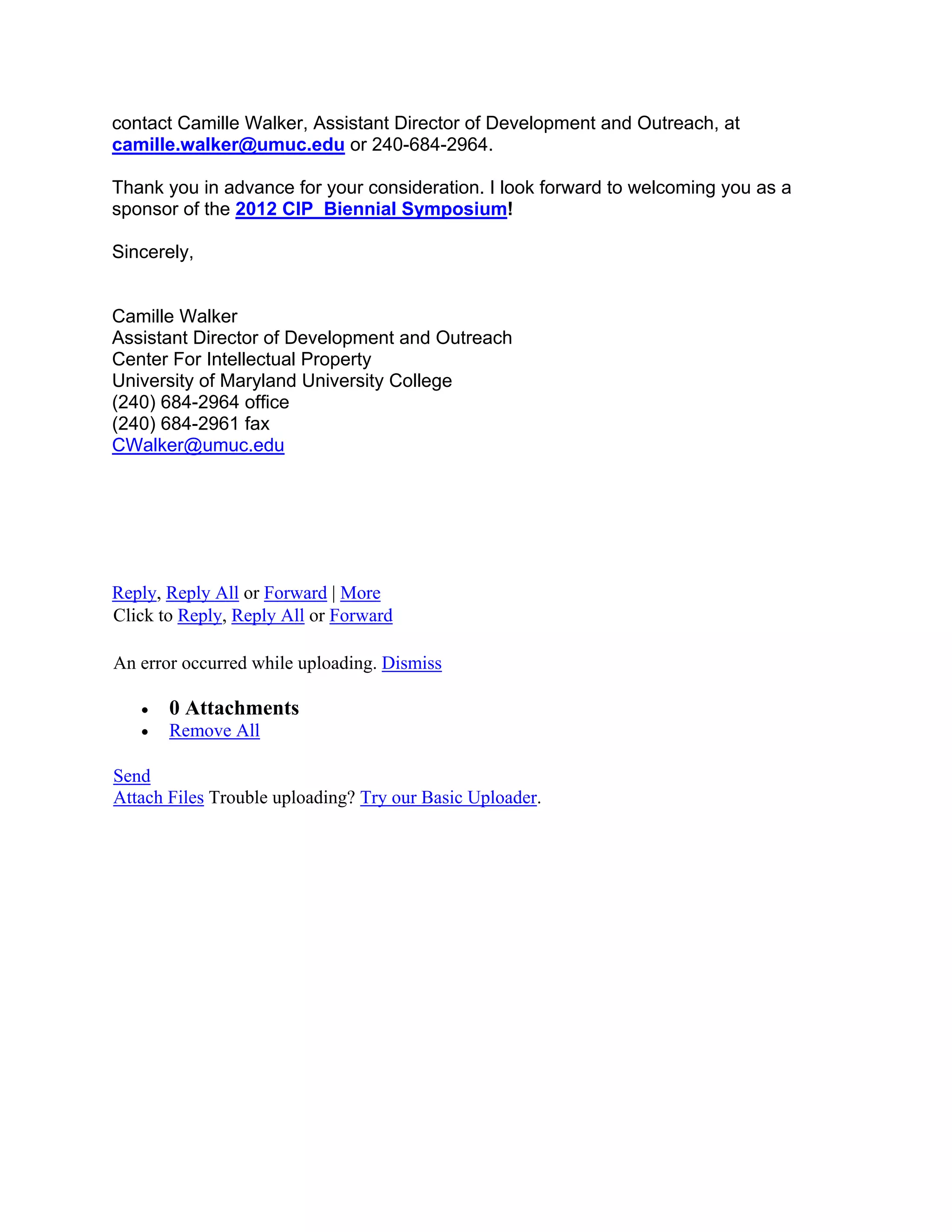 Camille Walker Email Copywriting Samples Portfolio | PDF