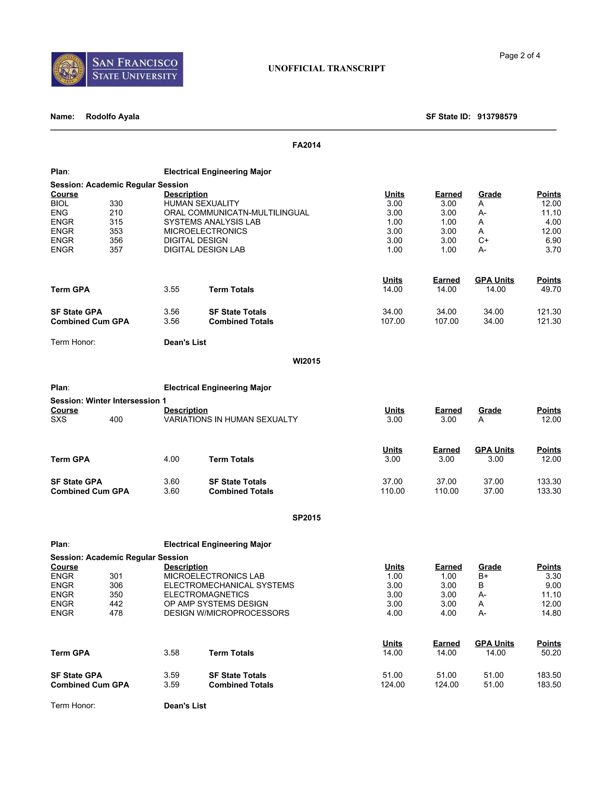 Transcripts | PDF | Undergraduate Education | College Education