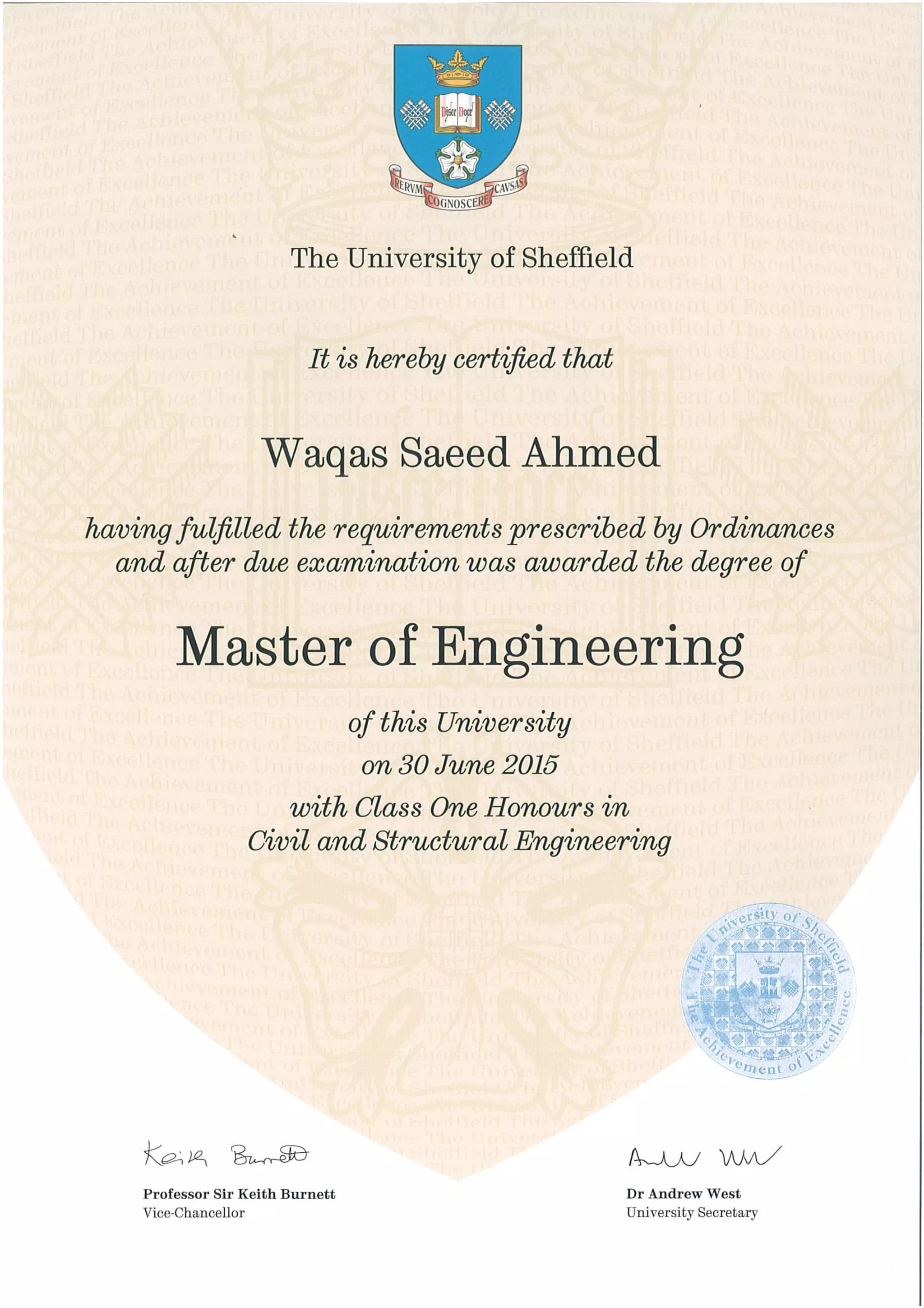 Degree Certificate | PDF