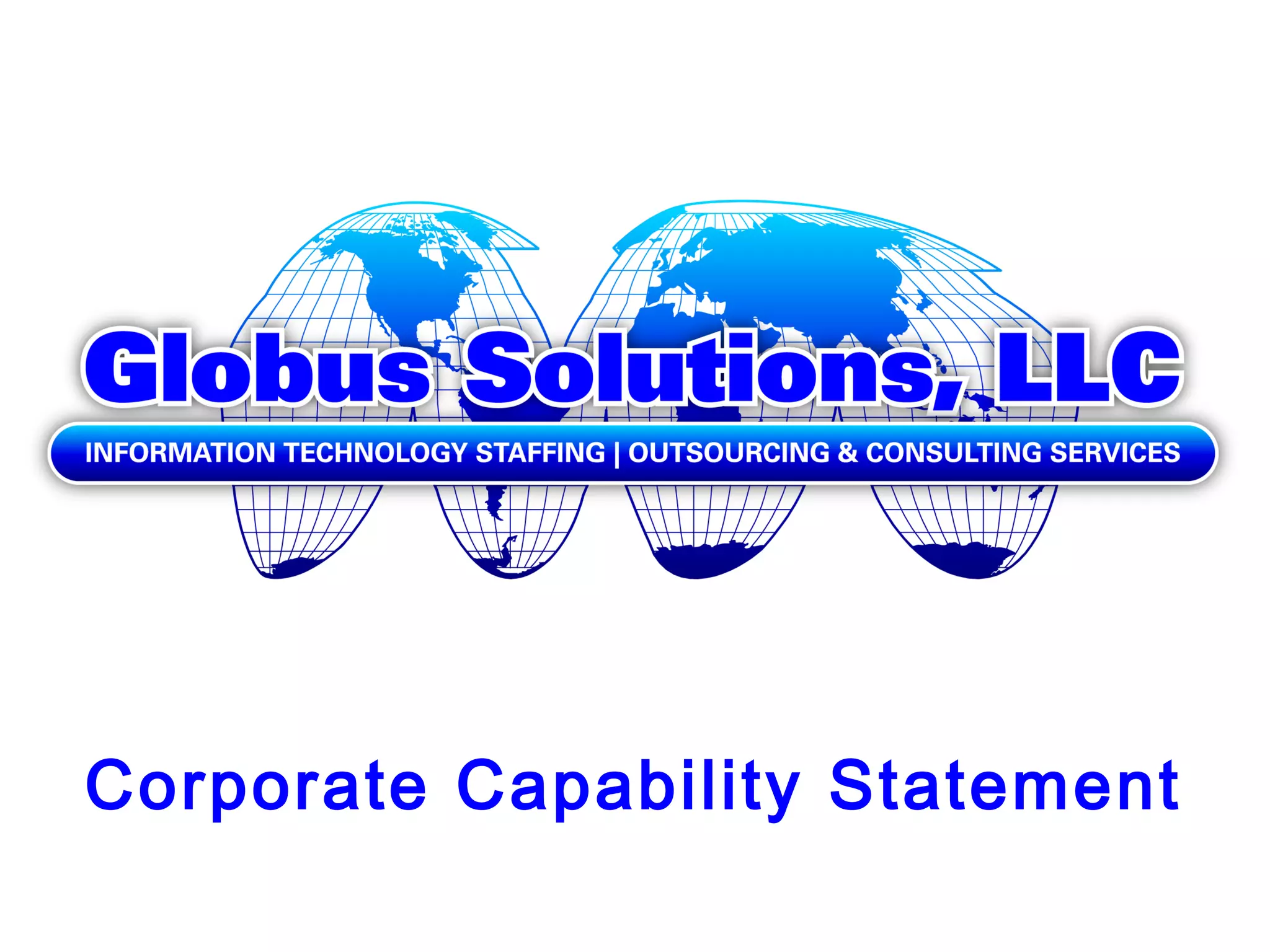 Capability Statement Globus Solutions | PPT