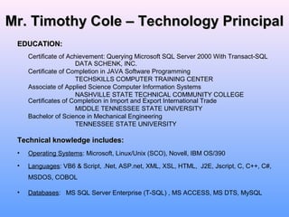 Capability Statement Globus Solutions | PPT