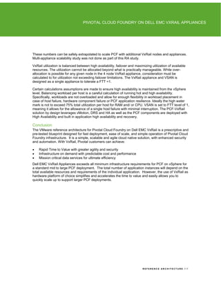 PCF-VxRail-ReferenceArchiteture | PDF