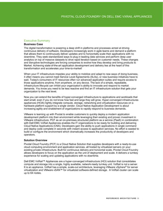 PCF-VxRail-ReferenceArchiteture | PDF