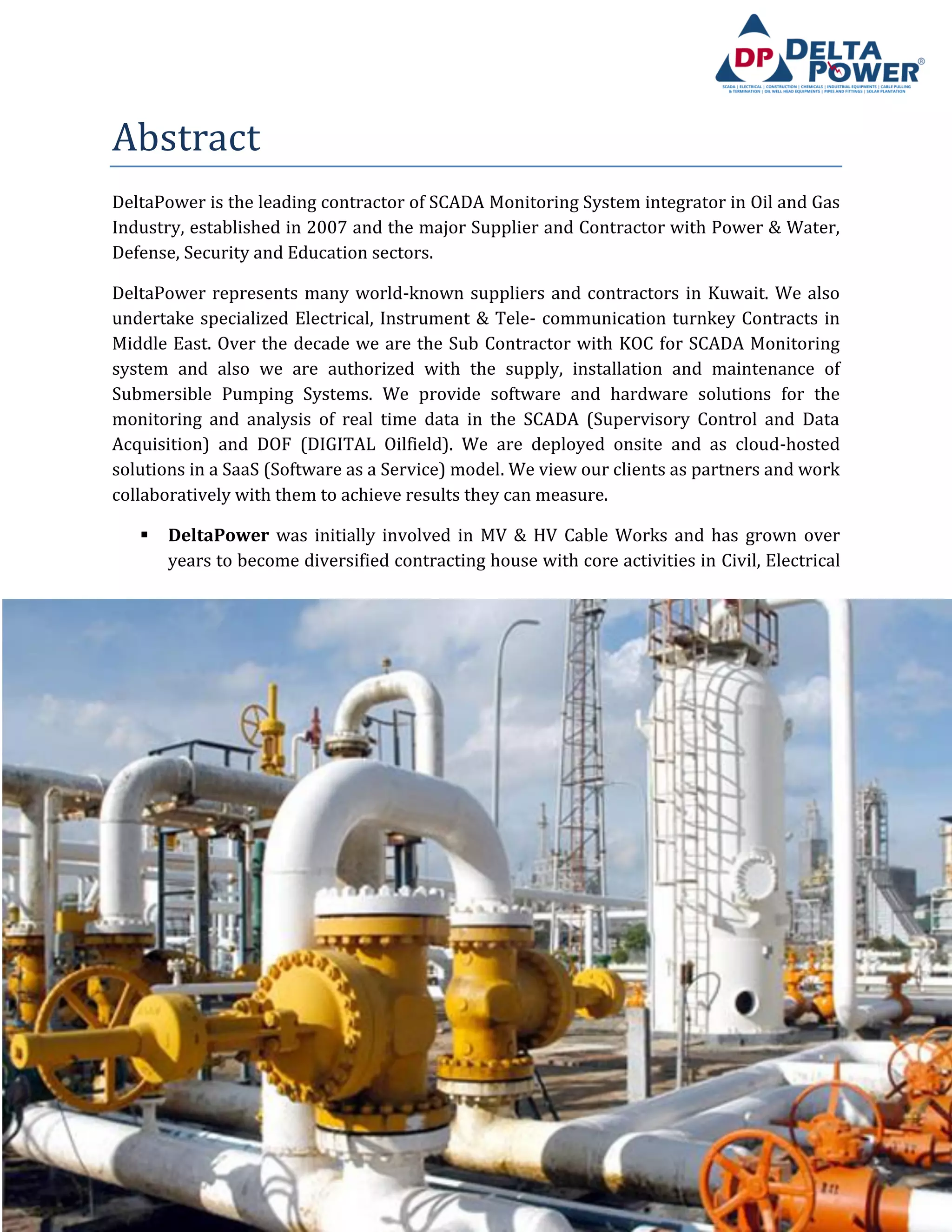 DELTAPOWER Comapny Profile | PDF