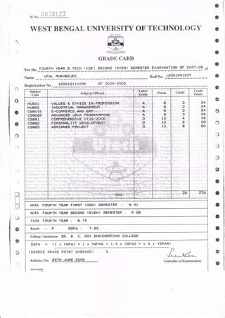 BTech_TY_FY_Marksheets | PDF
