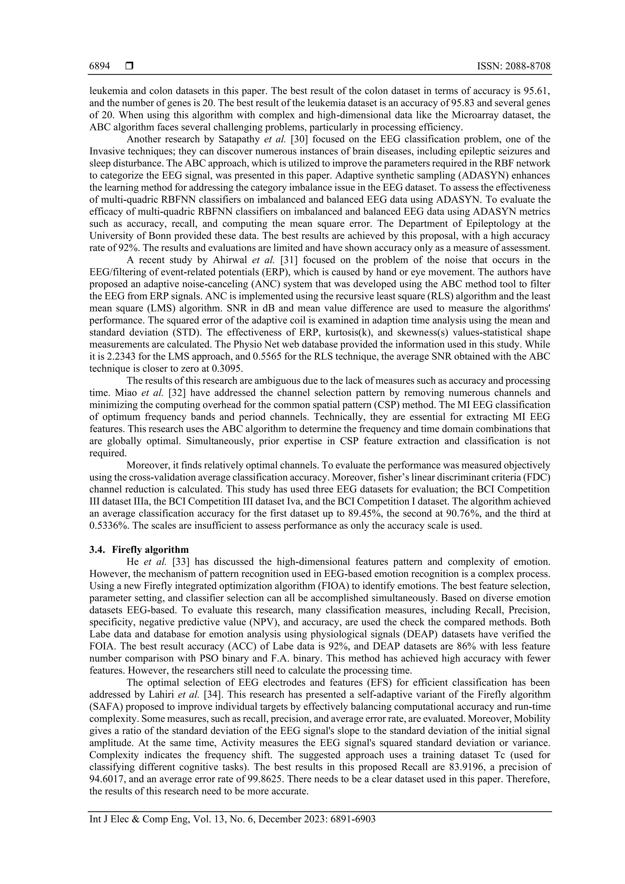 Survey Analysis For Optimization Algorithms Applied To