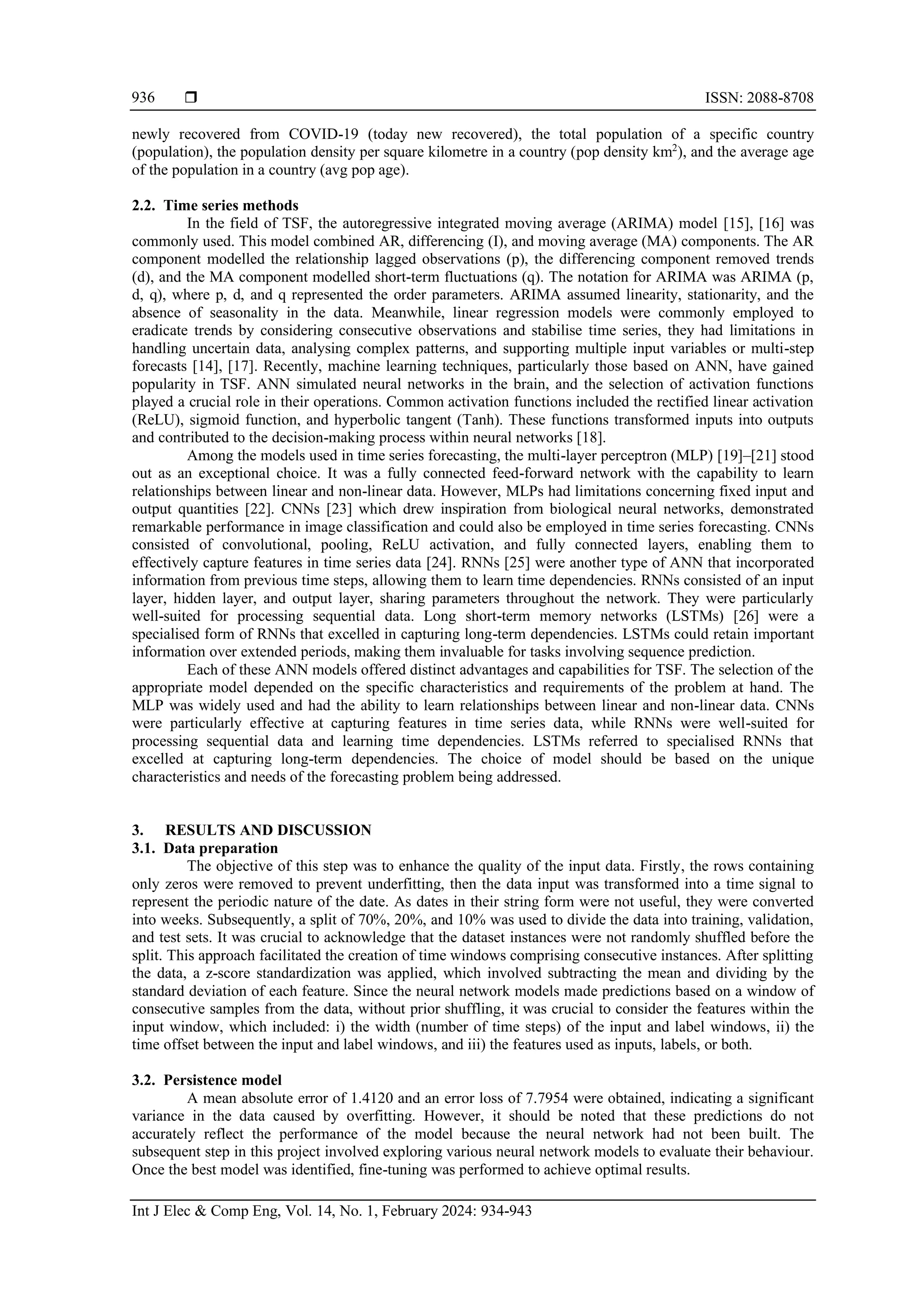 Enhancing COVID-19 forecasting through deep learning techniques and fine-tuning | PDF