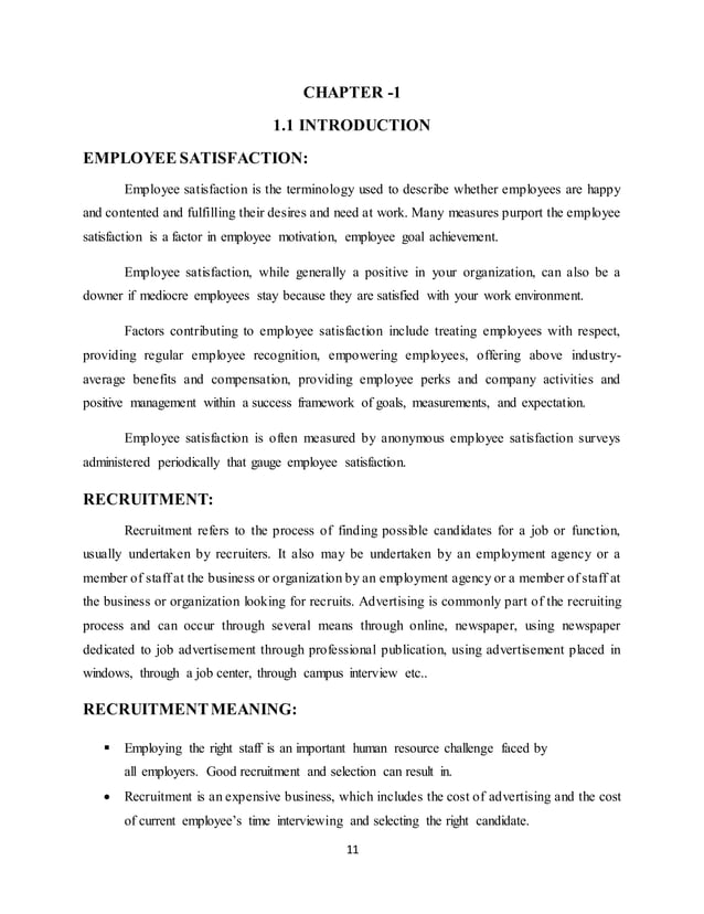 MBA Final Year Project | DOCX | Human Resources | Business