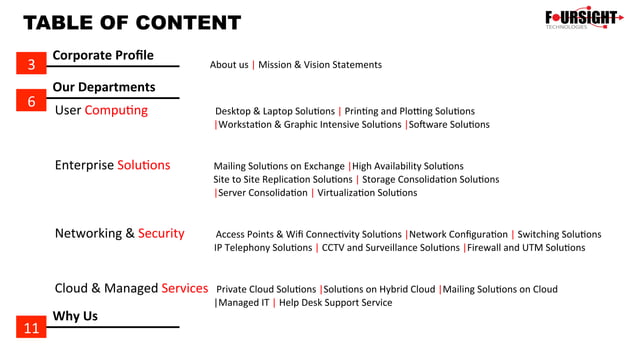 Foursight Company Profile (2) | PPT