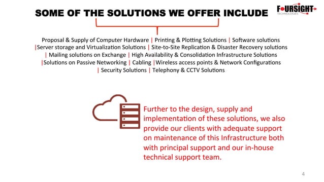 Foursight Company Profile (2) | PPT