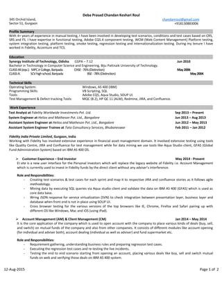 Resume-Chandan Roul | PDF