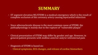 ST-Elevation Myocardial Infarction | PPTX