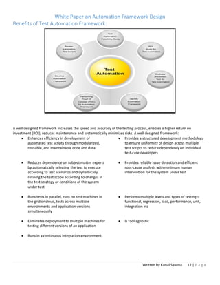 Automation Framework Design | PDF