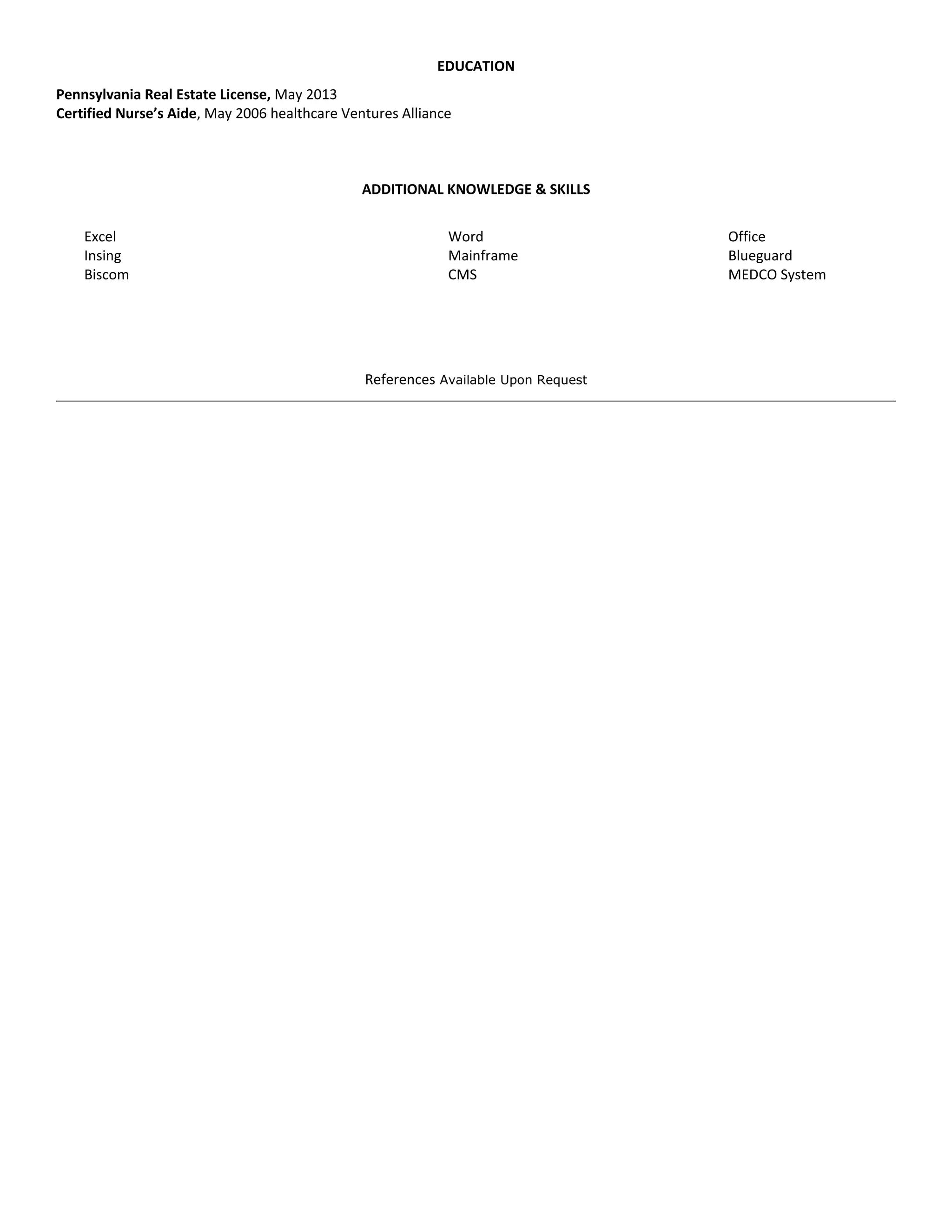 Autumn Hicks Resume | DOC | Office Property | Real Estate