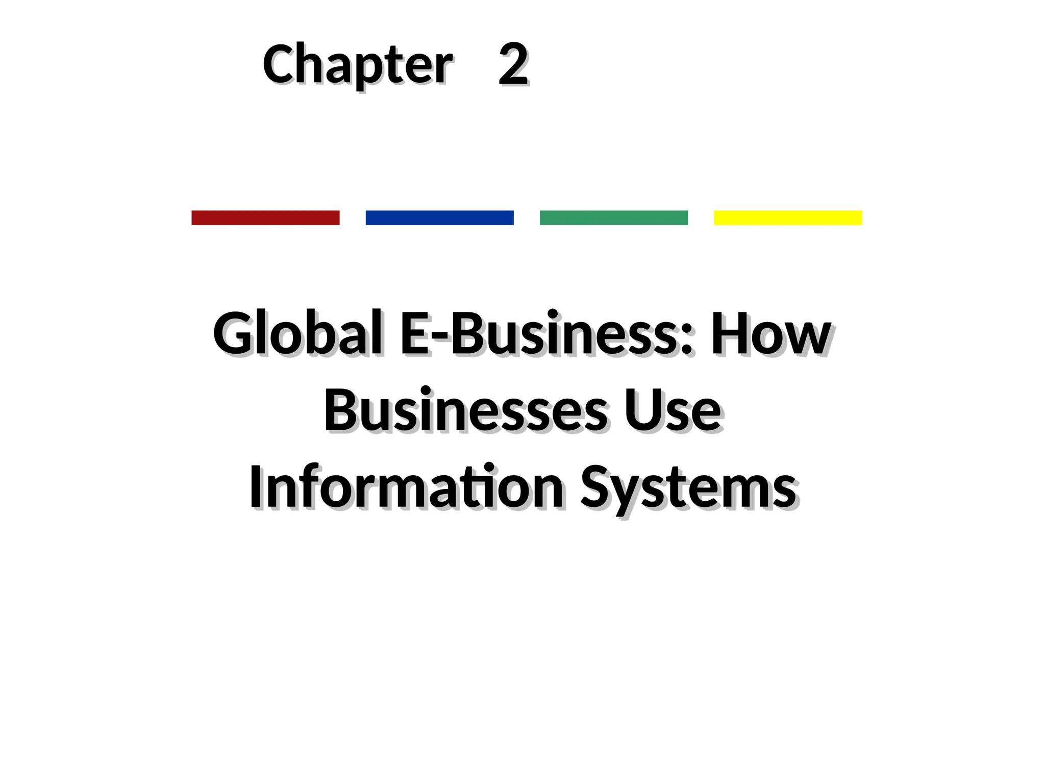 Management Information Systems Chapter And Chapter2 Ppt Operating Systems Computer