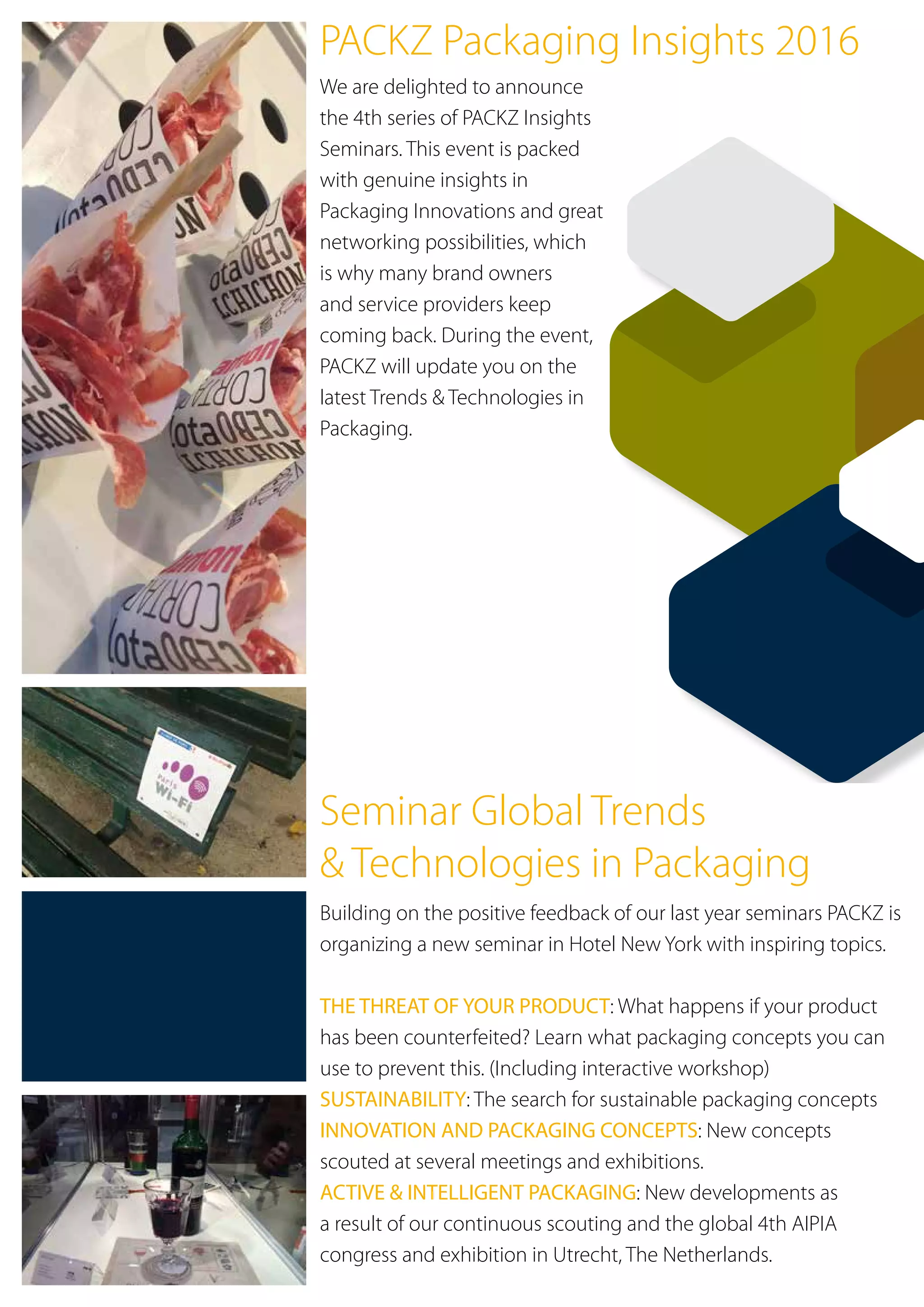 Brochure Packz Seminar 2016 | PDF