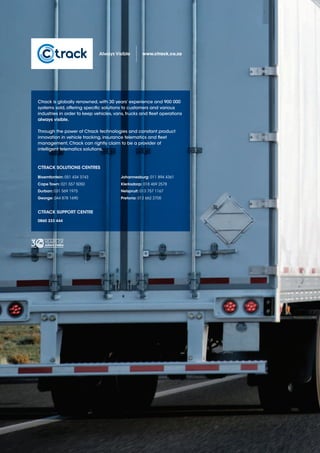 Ctrack Products Brochure | PDF