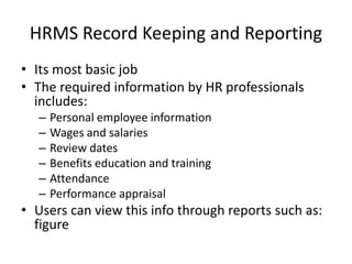 HRMS Case Study for attendance management system | PPT