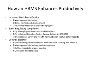 HRMS Case Study for attendance management system | PPT