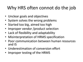 HRMS Case Study for attendance management system | PPT