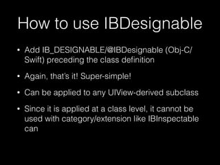 A Better Interface Builder Experience | PPT