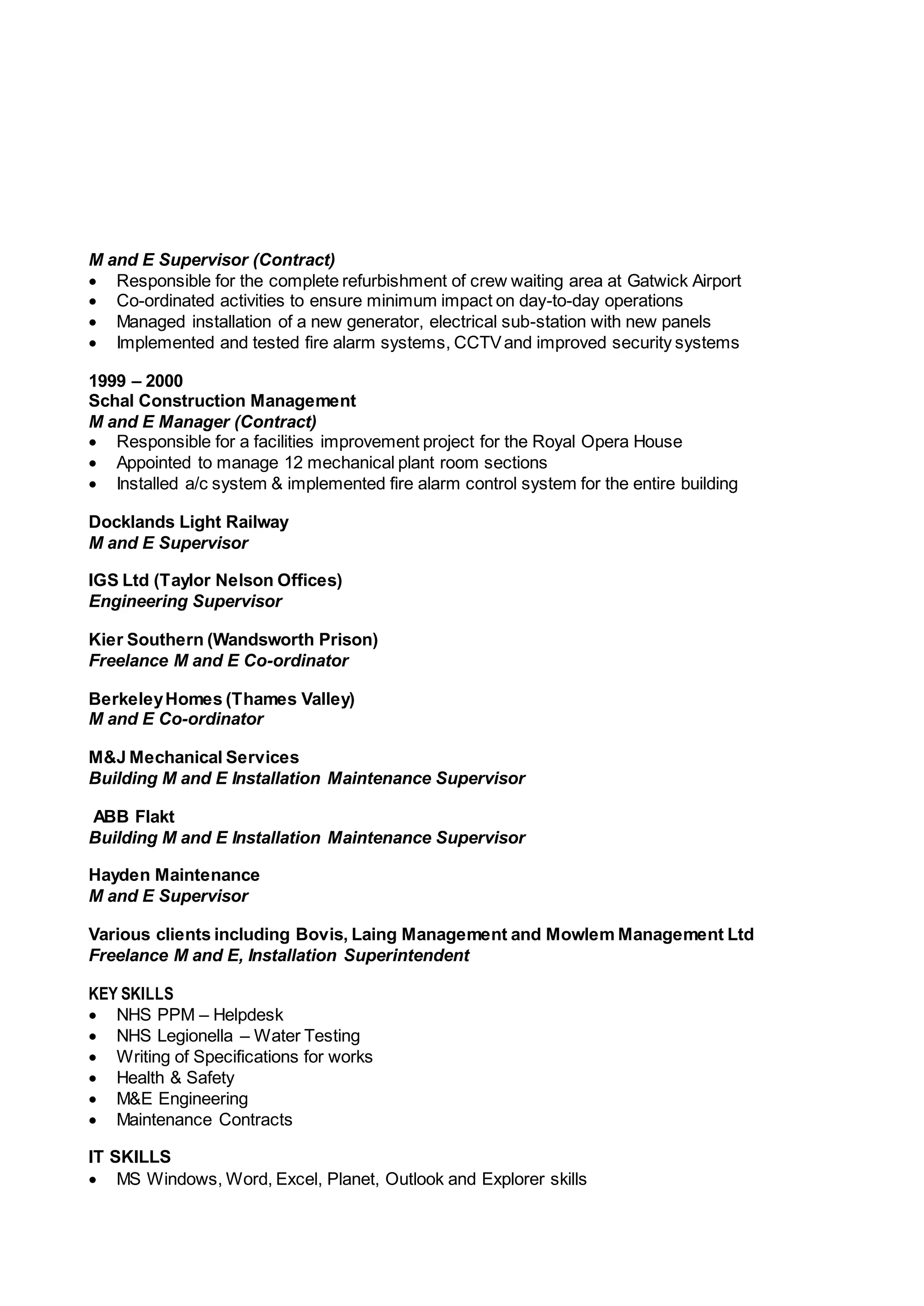 Trevor Reece - CV 30.1.15