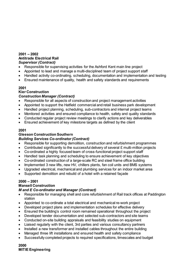 Trevor Reece - CV 30.1.15